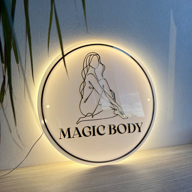 Backlit Wood Sign - Etsy