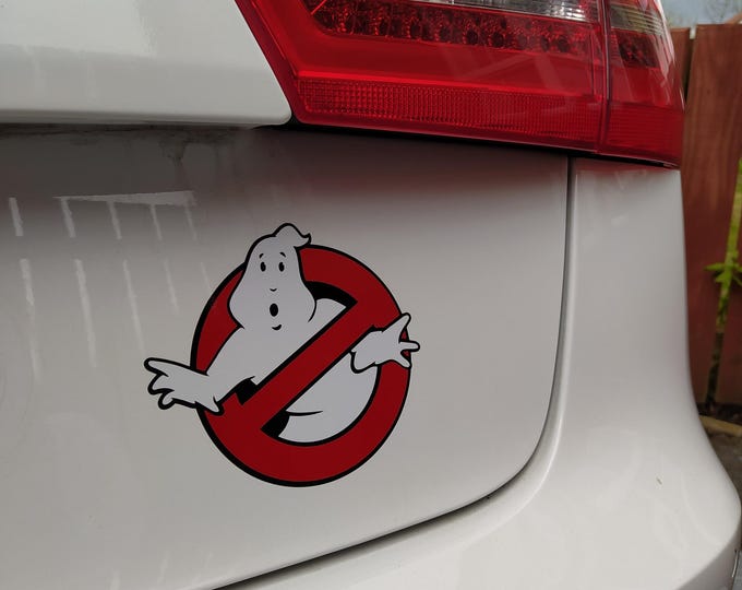 Ghostbusters Logo Ghost Decal Sticker Who Ya Gonna Call Spooky Aykroyd ...