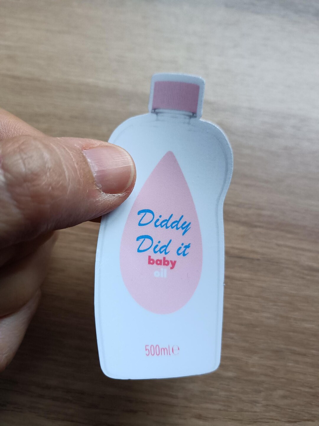 P Diddy Did It Oil Bottle Puff Daddy Vinyl Stickers Car Bumper Laptop ...