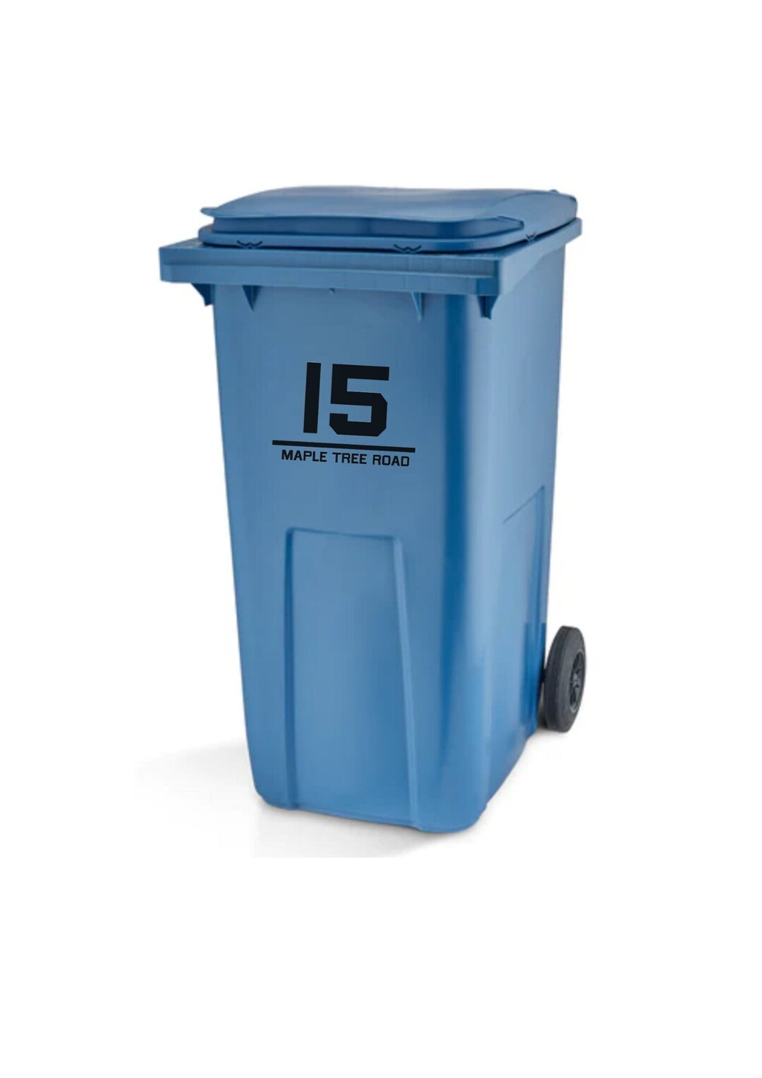 Custom Wheelie Bin Stickers House Bin Decal Label Personalised Vinyl ...