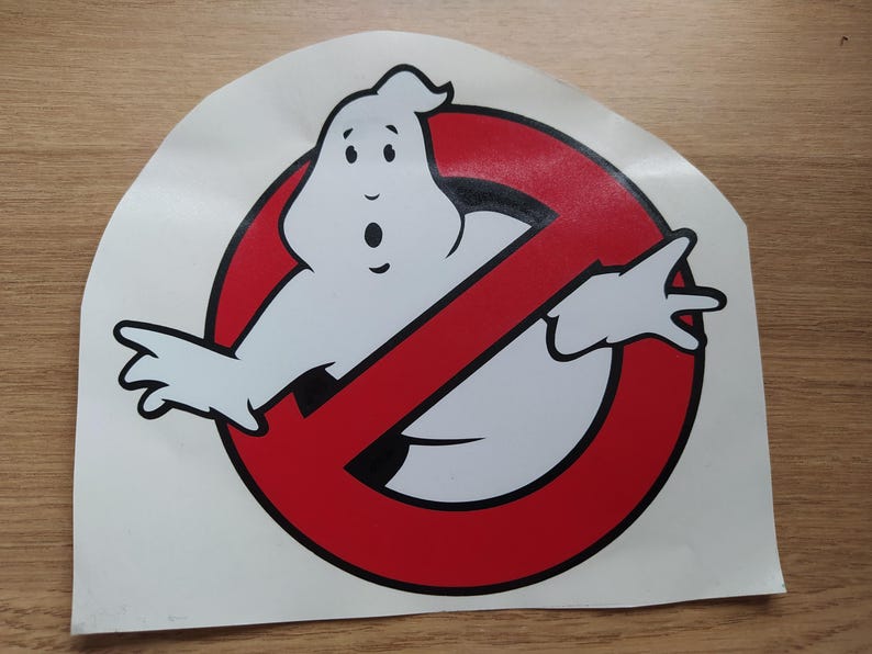 Ghost Busters Logo Laptop Stickers Vinyl Stickers Car Bumper Laptop Van ...