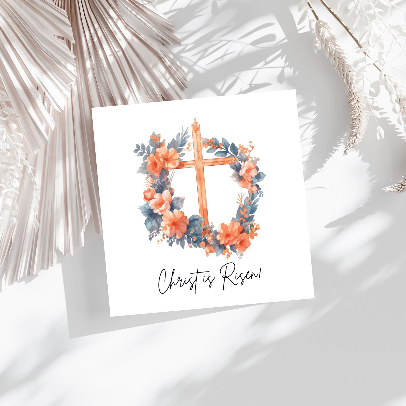 Set of 5 Luxury Christian Easter Cross Cards BOXED, HANDMADE Happy ...