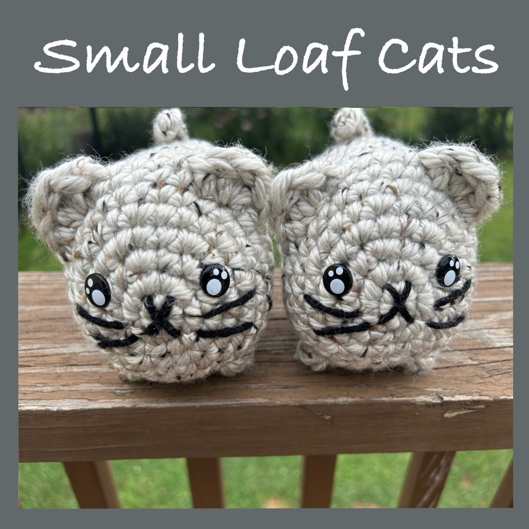 Crochet Loaf Cat | Crochet Loaf Cat Plushie | Chonky Chunky Kitty Loaf ...