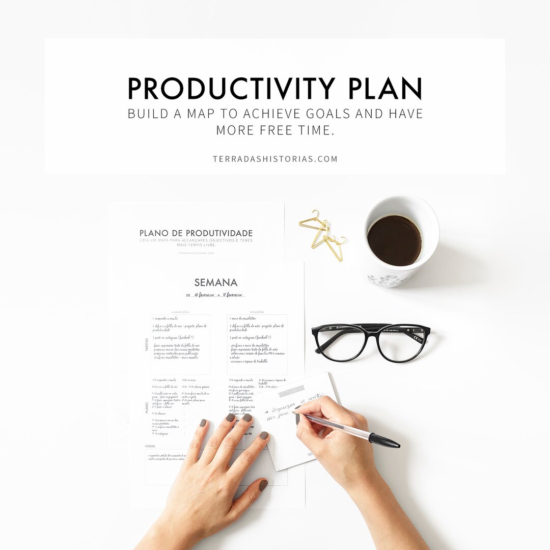 Productivity Plan Build a Map to Achieve Goals and Have More Free Time ...