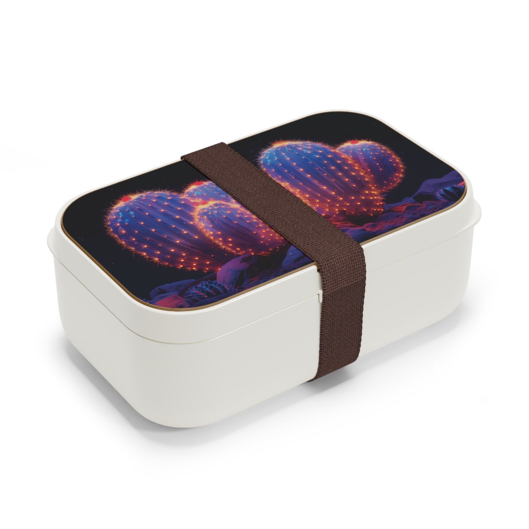Neon Cactus Bento Box Japanese Bento Box, Bento Box for Adults, Bento ...