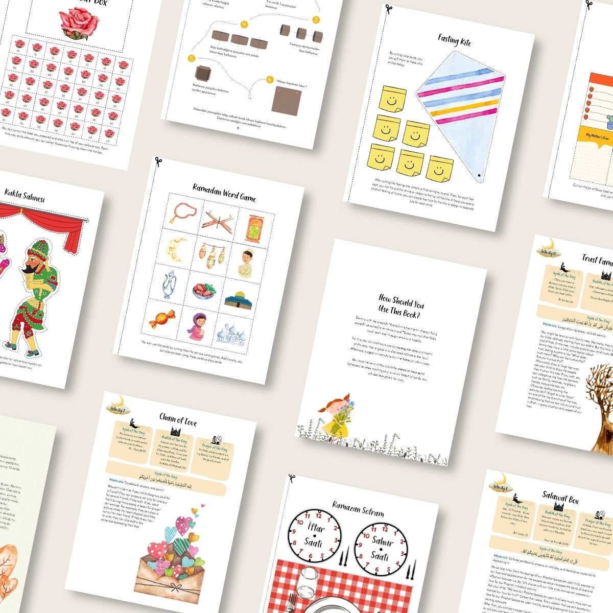 Islamic Activities for Kids: Digital Learning Bundle Set 1 | Instant ...