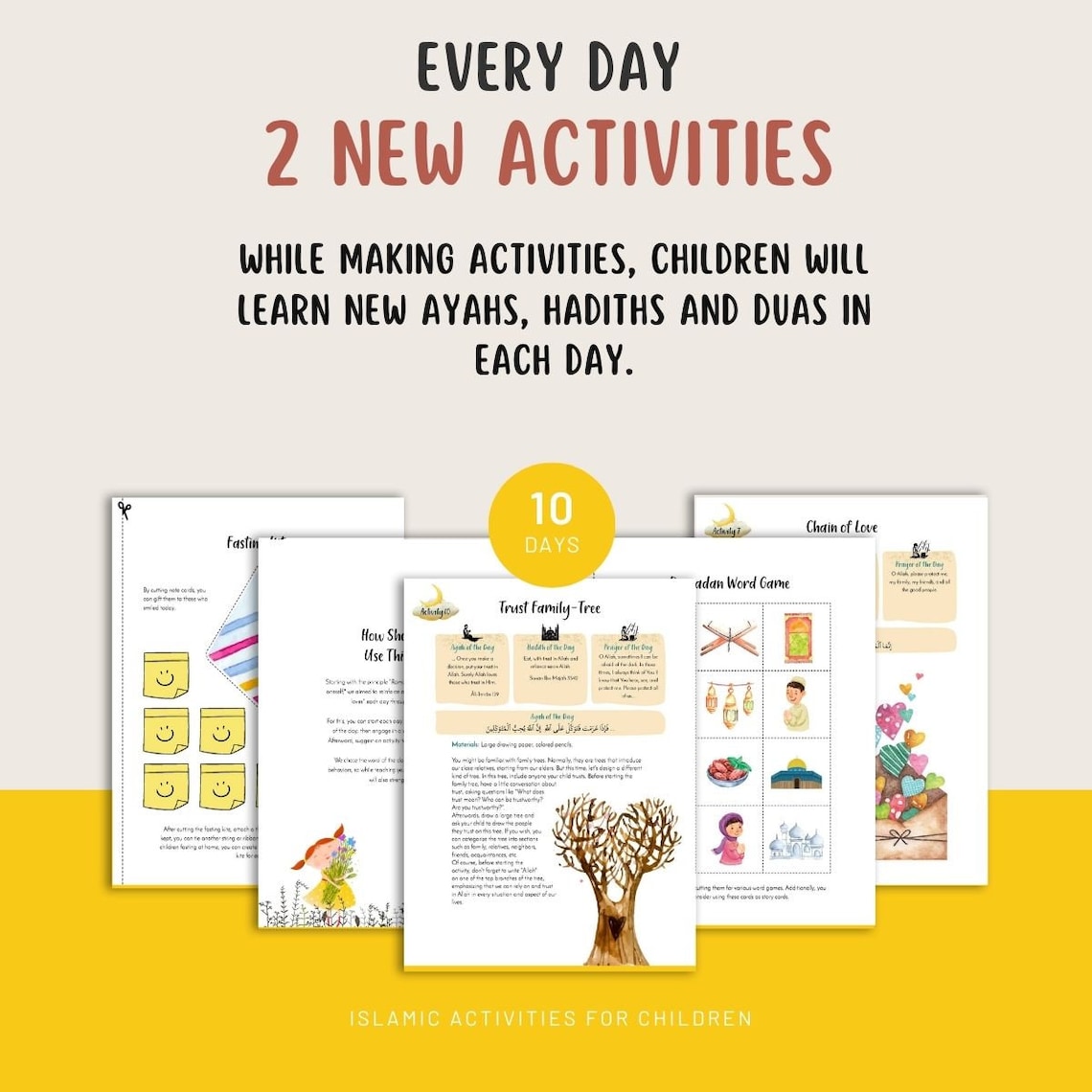Islamic Activities for Kids: Digital Learning Bundle Set 1 | Instant ...