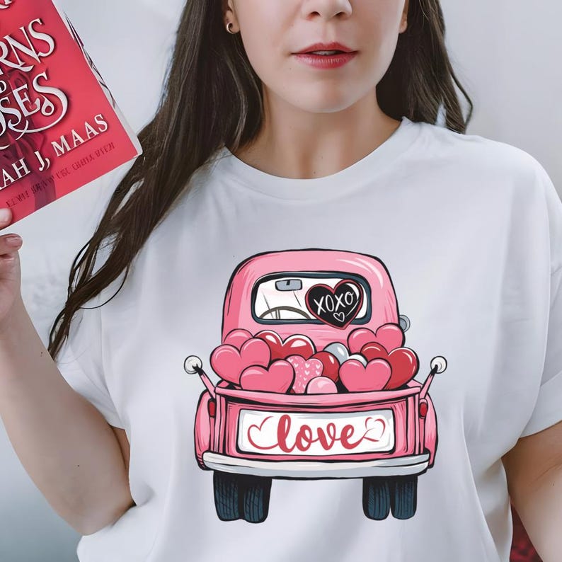 Valentinesday Love Truck, Valentine Png, Building Love Design, Heart ...