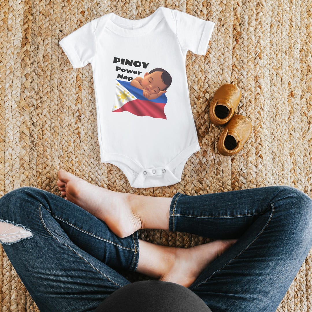 PINOY Power Nap Baby Onesie | Filipino Baby Boy Onesie | Baby Boy ...