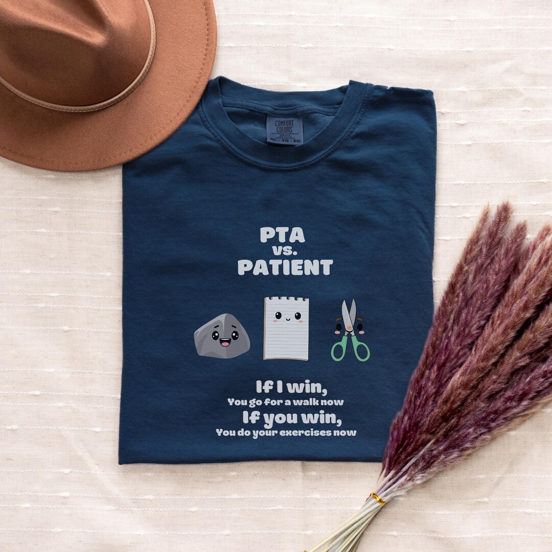 Comfort Colors PTA Vs Patient Shirt: Funny Physical Therapy Tee - Etsy
