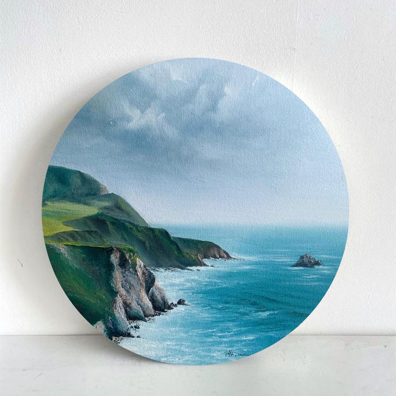 Round Canvas Art - Etsy Australia