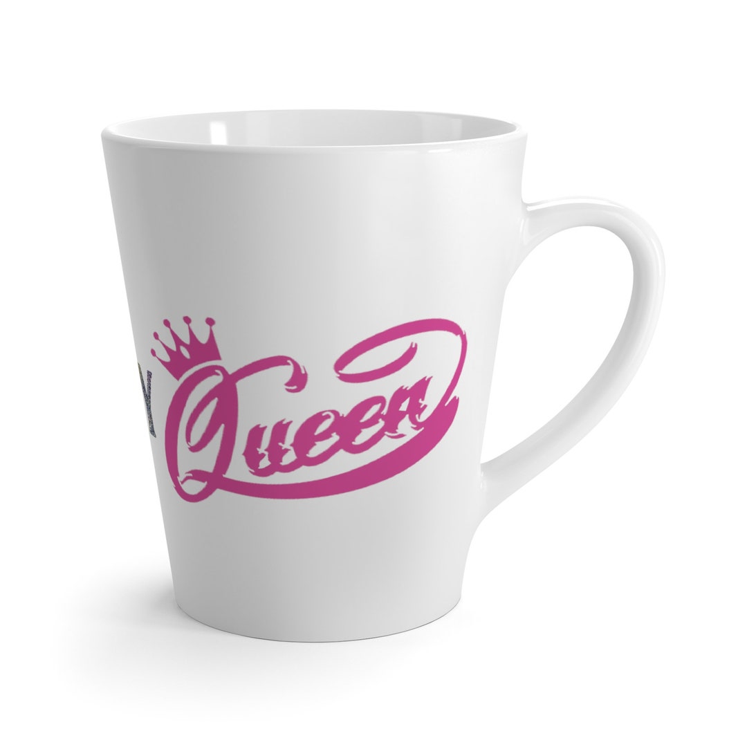 Colorectal Cancer Awareness, "colonoscopy Queen" Latte Mug 12 Oz (100% ...