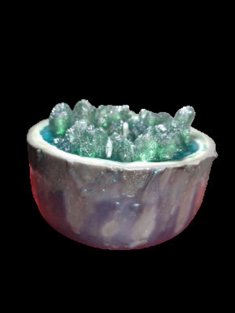 Medium Galaxy Geode Candle - Etsy