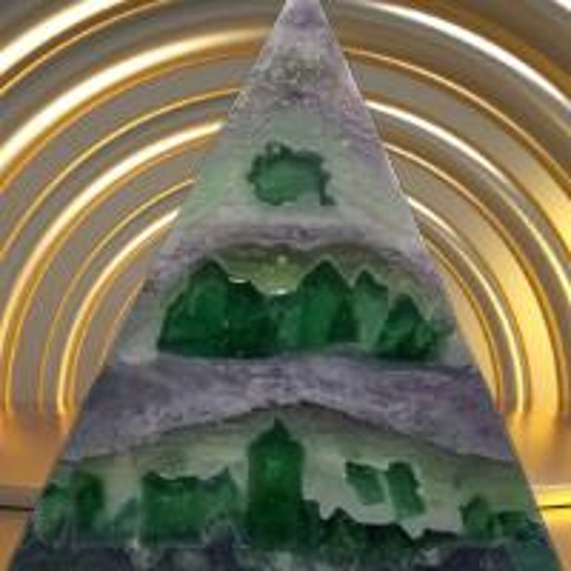 Geo Crystal Pyramid Candle - Etsy