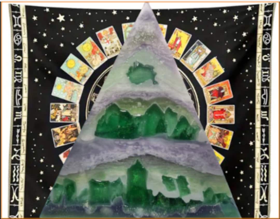 Large Tarot Pyramid Candle - Etsy