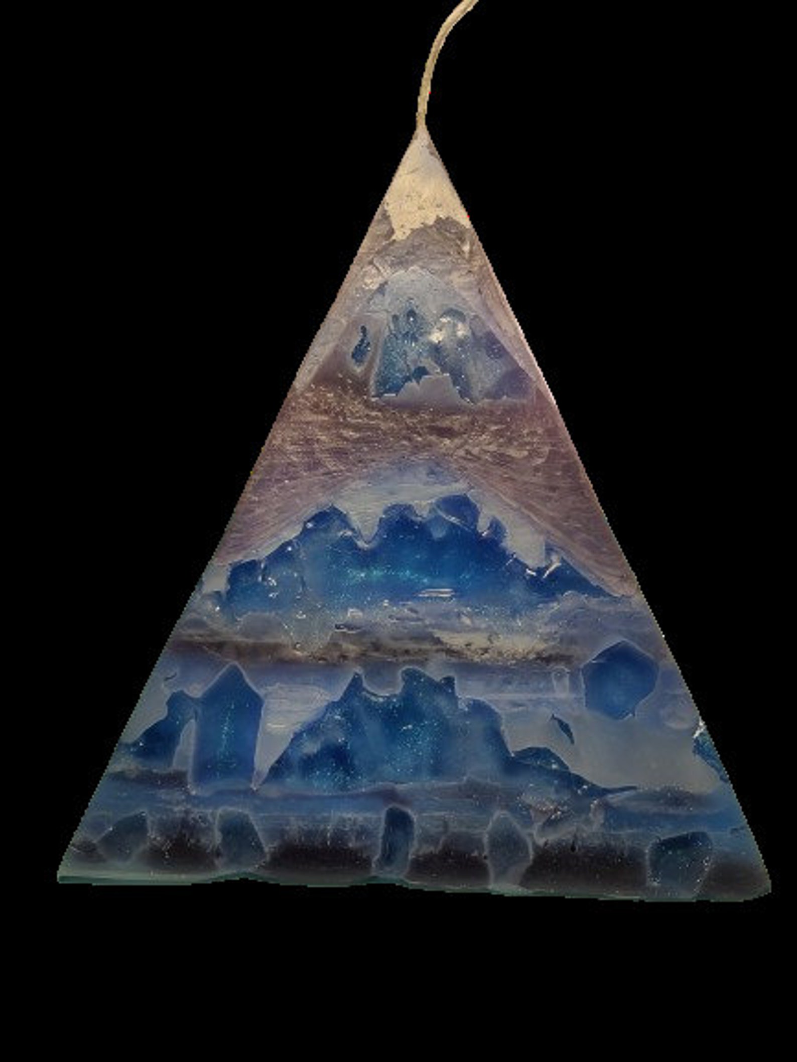 Geo Crystal Pyramid Candle - Etsy