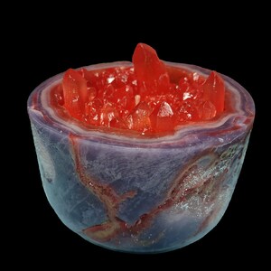 Medium Galaxy Geode Candle - Etsy