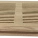 Cape Cod Air Grilles Solid Hardwood Slotted Flush Mount Floor Register ...