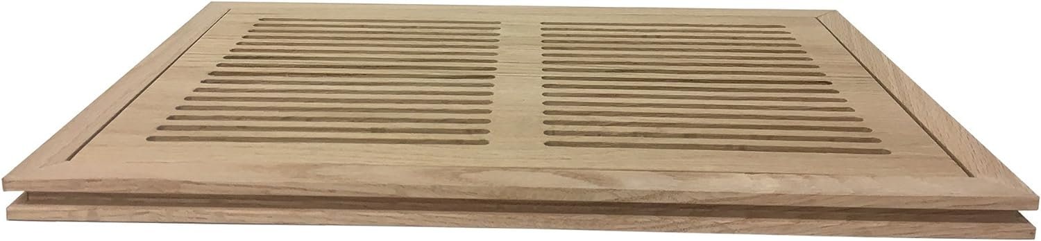 Cape Cod Air Grilles Solid Hardwood Slotted Flush Mount Floor Register ...