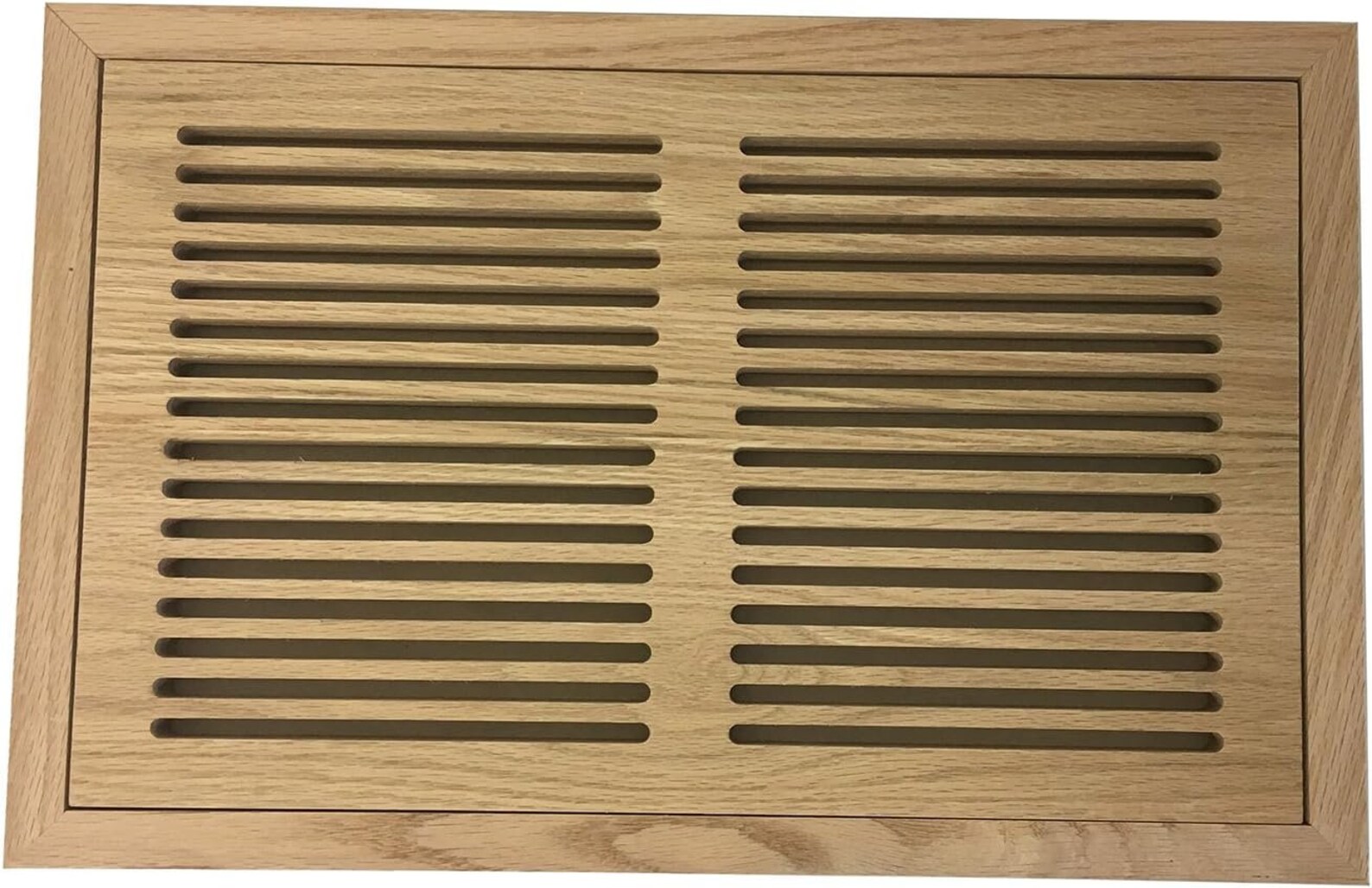 Cape Cod Air Grilles Solid Hardwood Slotted Flush Mount Floor Register ...