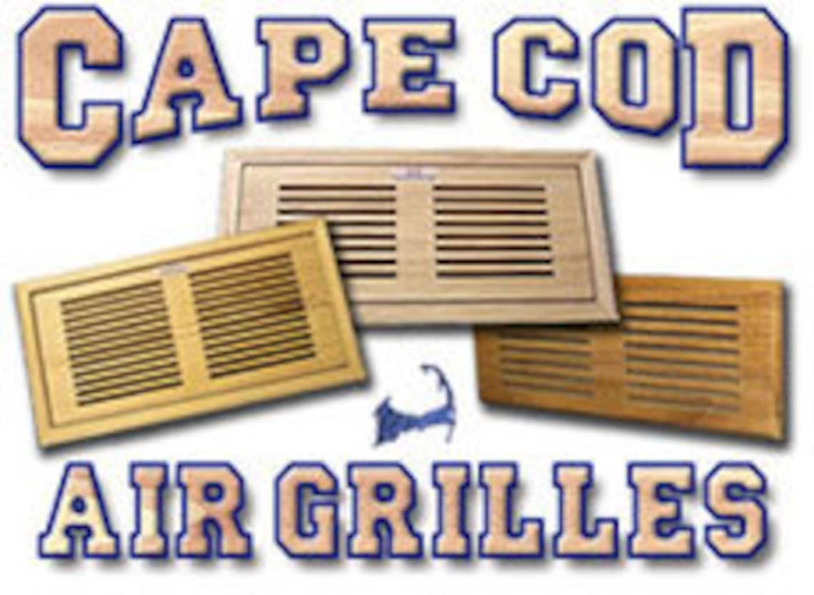 Cape Cod Air Grilles Solid Hardwood Eggcrate Style Flush Mount Floor ...