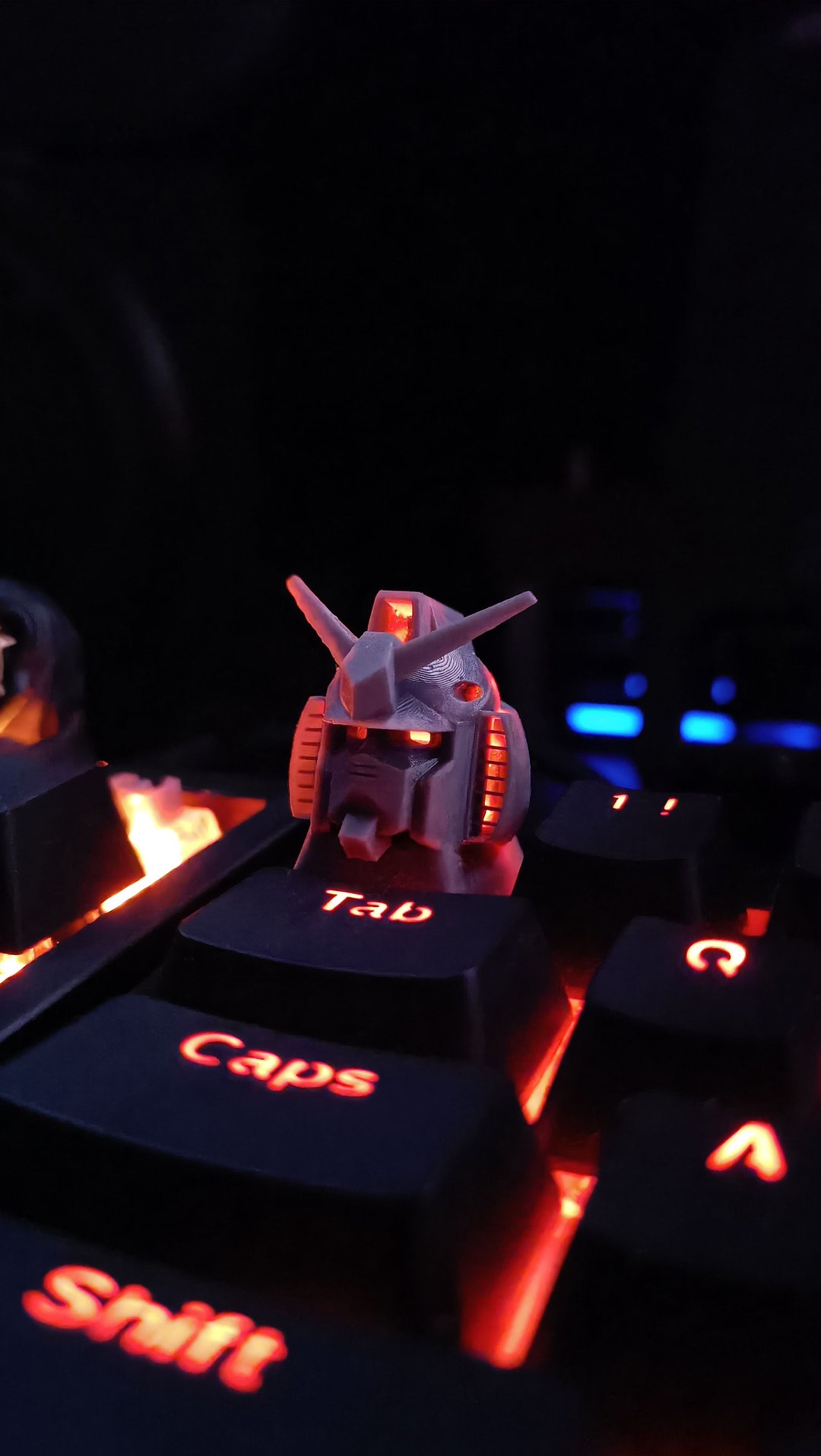 Gundam Robot Head Keycap (STL File) - Etsy