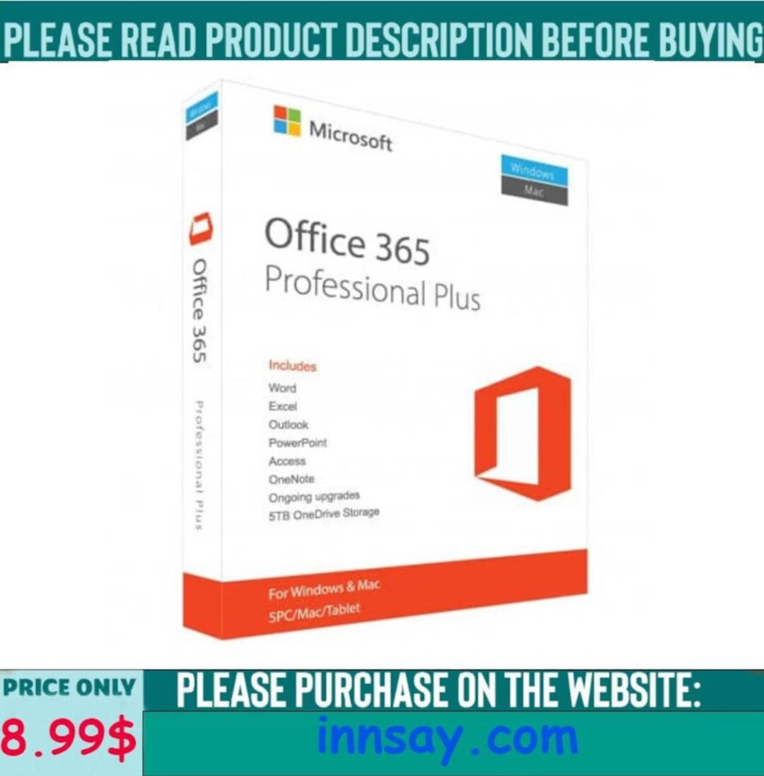 Microsoft Office 365 Professional Plus Lifetime License Digital ...