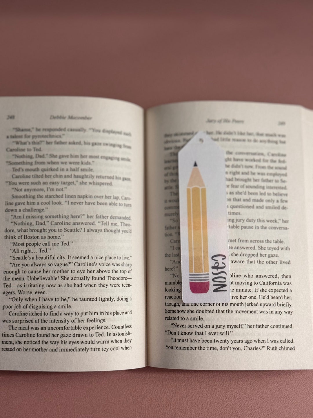 Personalized Bookmark Classroom Customized Name Bookmark Pencil ...