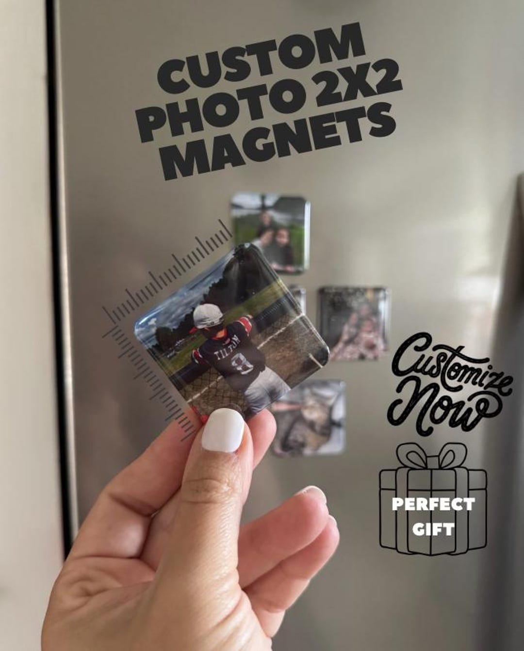 Button Magnets 2x2 Custom Photo Magnets: Square Keepsake, Personalized ...
