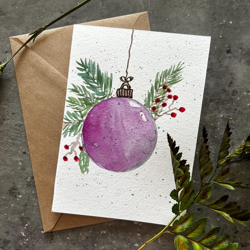 Watercolor Cards Handmade - Etsy