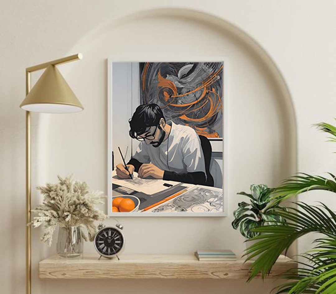 Printable , Men at Work Art for Room Decor, Wall Art - Etsy