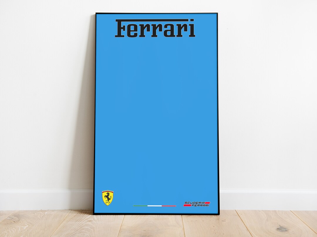 Ferrari F1 Miami GP Special Edition Poster, Formula 1, Formula 1 Wall ...