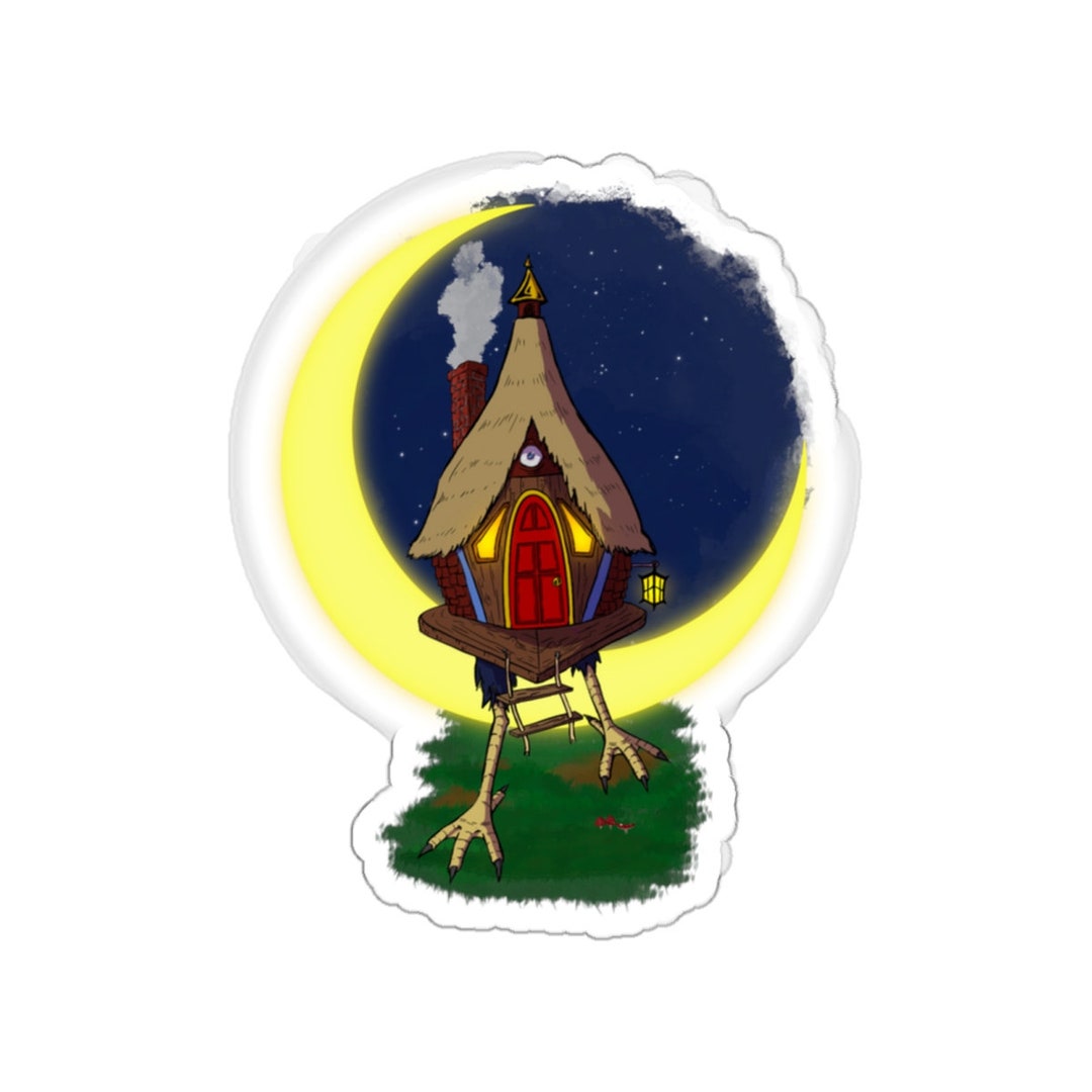 House of Baba Yaga Die-cut Sticker - Etsy
