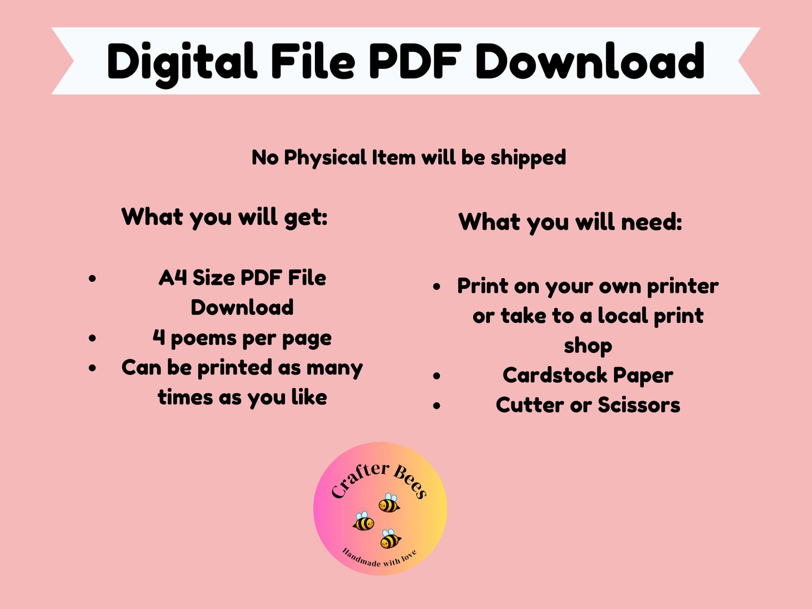 Valentines Day PRINTABLE 3 X Pocket Hug Poems PDF File Crochet Pocket ...