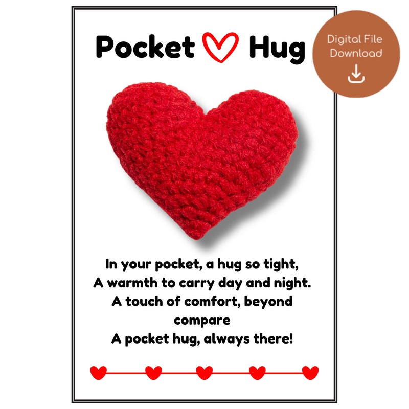 Pocket Hug - Etsy