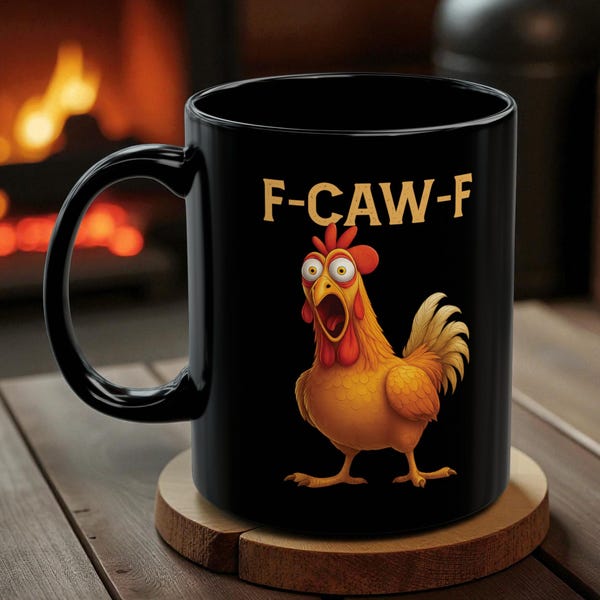 F Caw F Coffee Mug - Etsy UK