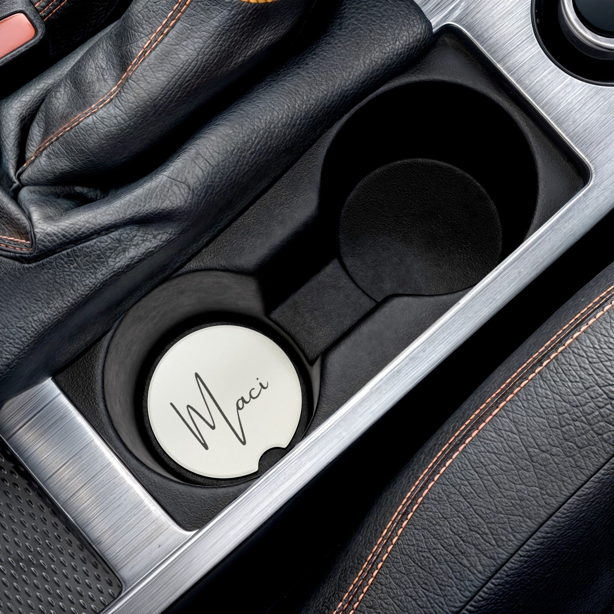 Custom Car Coasters, Set of 2, Personalized Photo Car Coasters, Logo ...