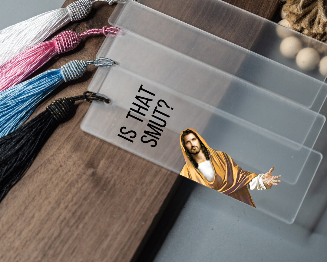 Peaking Jesus, is That Smut? Bookmark, Funny Bookmark for Women, Smut ...