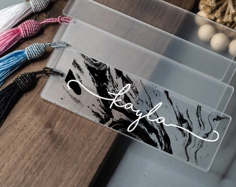Personalized Bookmark, Acrylic Book Mark, Bookmark Personalized, Custom ...