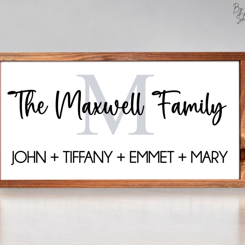 Personalized Family Signs - Etsy