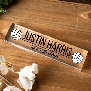 Coach Desk Name Plate, Coach Gifts Personalized Coach Gift for Soccer ...