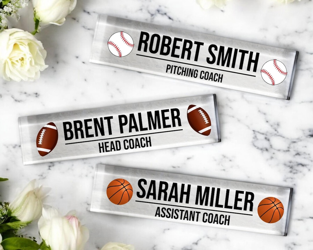 Coach Desk Name Plate, Coach Gifts Personalized Coach Gift for Baseball ...