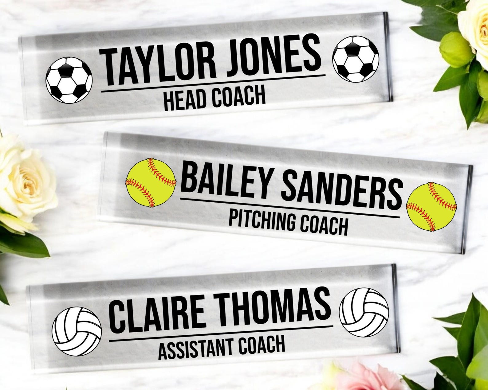 Coach Desk Name Plate, Coach Gifts Personalized Coach Gift for Soccer ...