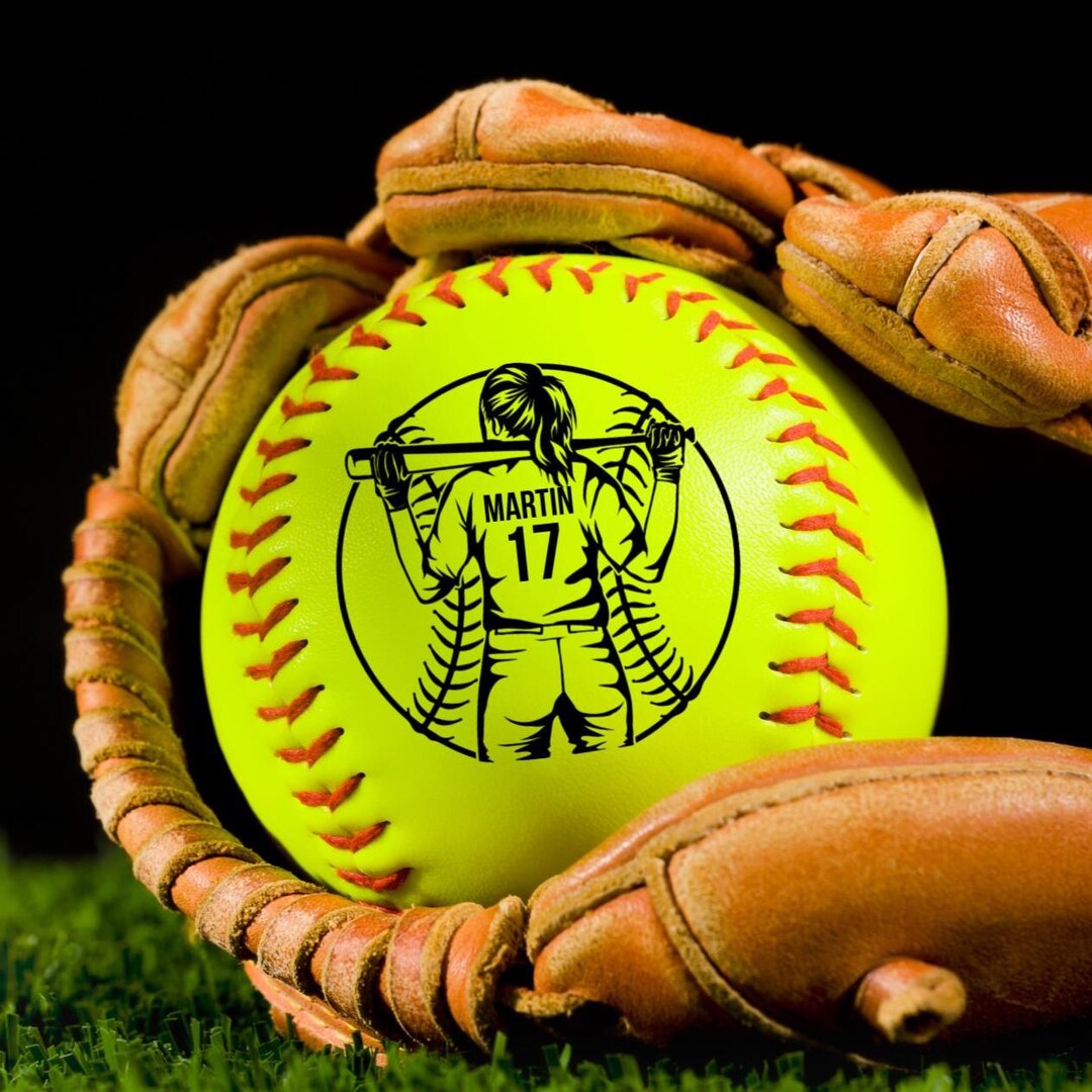 Custom Softball, Personalized Softballs, Softball Gifts, Name and ...