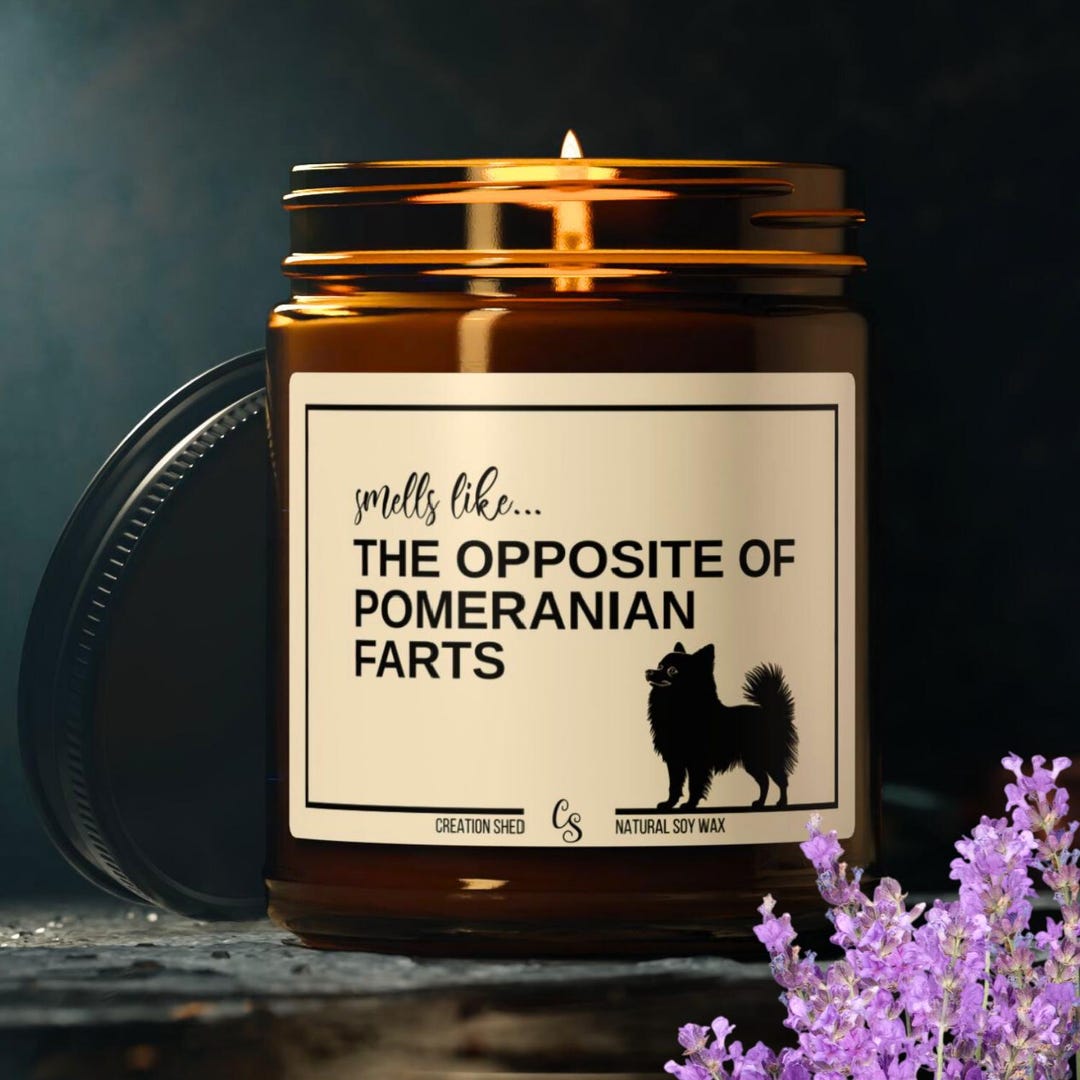 Pomeranian Gifts, Pomeranian Candle, Funny Pomeranian Gift, Pomeranian ...