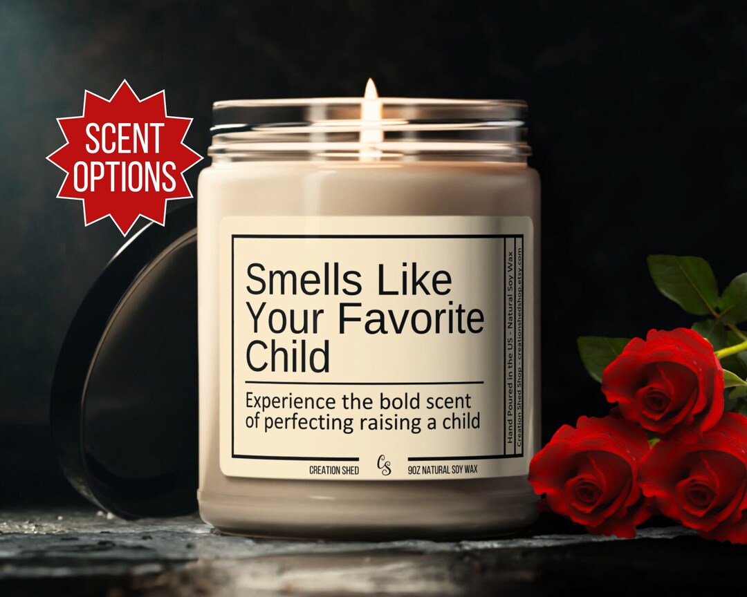 Funny Gifts for Mom, Smells Like Your Favorite Child Candle, Mothers ...