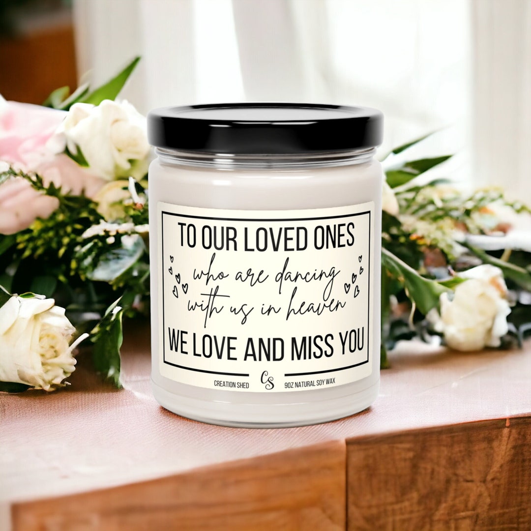 Candle for Loss, Wedding Memorial Candle, Prayer Candle for Wedding ...