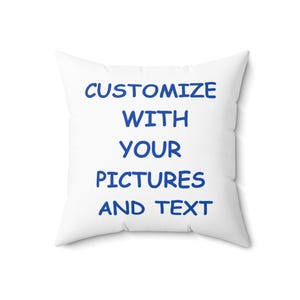 Personalized Photo Collage Pillow, Custom Picture Pillow, Custom Throw ...