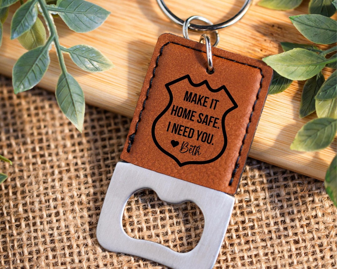 Police Officer Keychain Bottle Opener. Law Enforcement, Graduation Gift ...