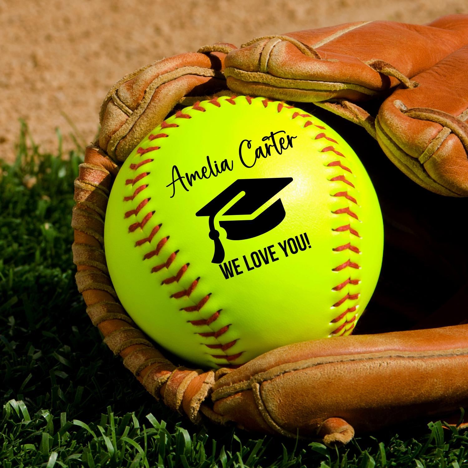 Personalized Softball Graduation Gift, Graduation Gift for Softball ...
